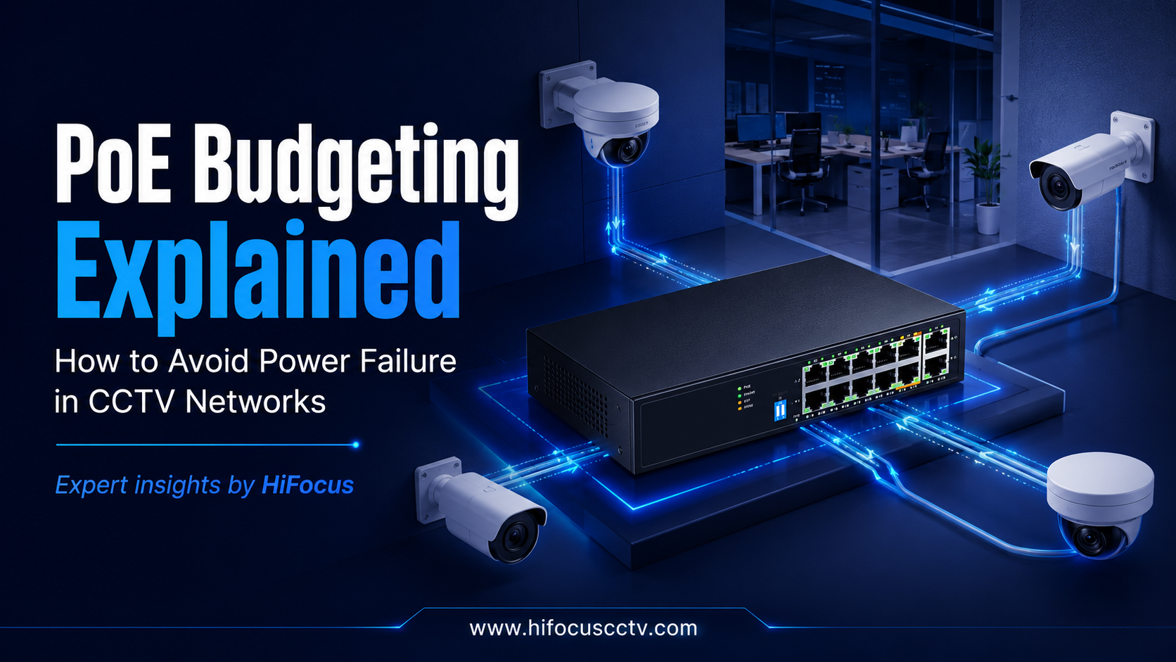 PoE Budgeting for CCTV Networks: How to Avoid Power Failures | Hi-FOCUS