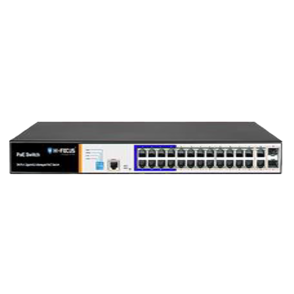 24 PORT MANAGED POE SWITCH | HiFocus